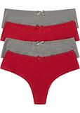 Bequeme String Panty im Vorteilspack - schwarz - Damen | bonprix