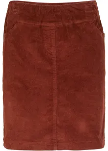 Schöner Cordrock mit Stretch, Midi - braun - Damen | bonprix