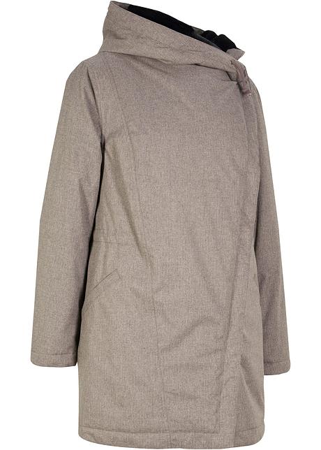 Funktions Regenjacke Mit Großer Kapuze Braun Damen Bonprix