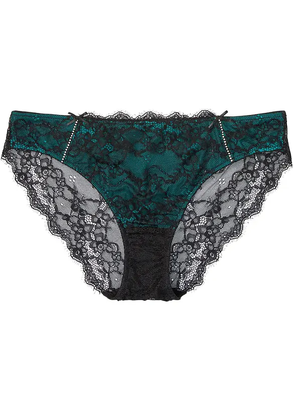 Bequemer Rio Slip mit schönen Verzierungen - schwarz | bonprix