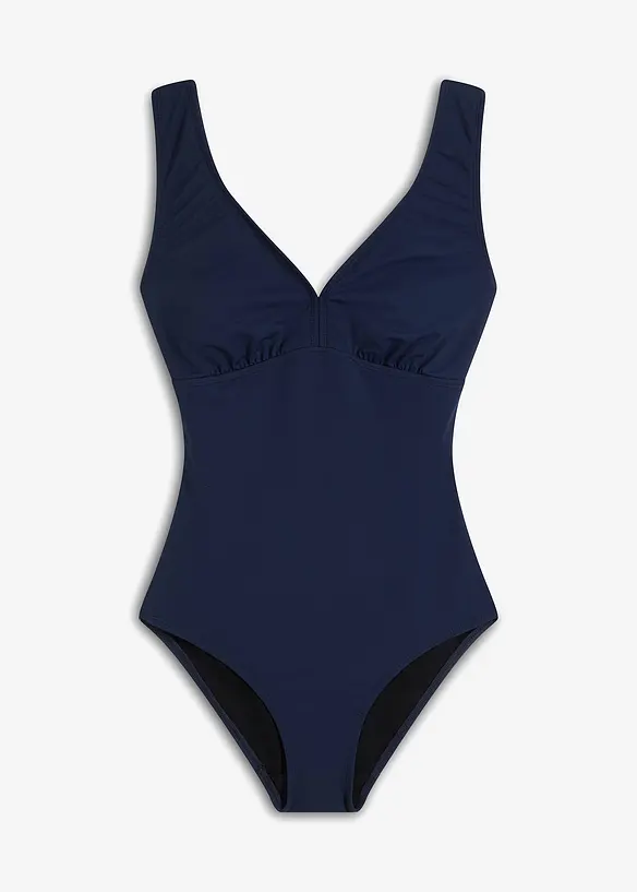 Shape Badeanzug mit mittlere Formkraft - blau - Damen | bonprix