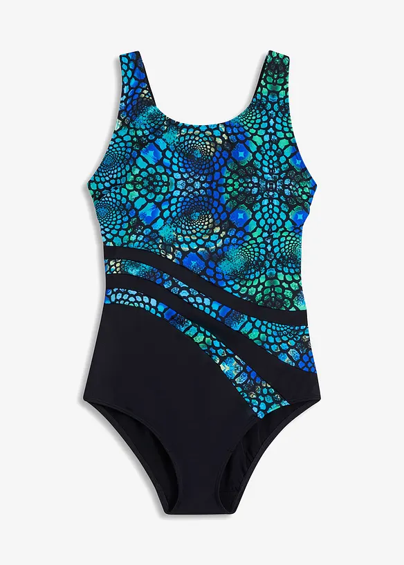 Stilvoller Shape Badeanzug mit leichter Formkraft - schwarz