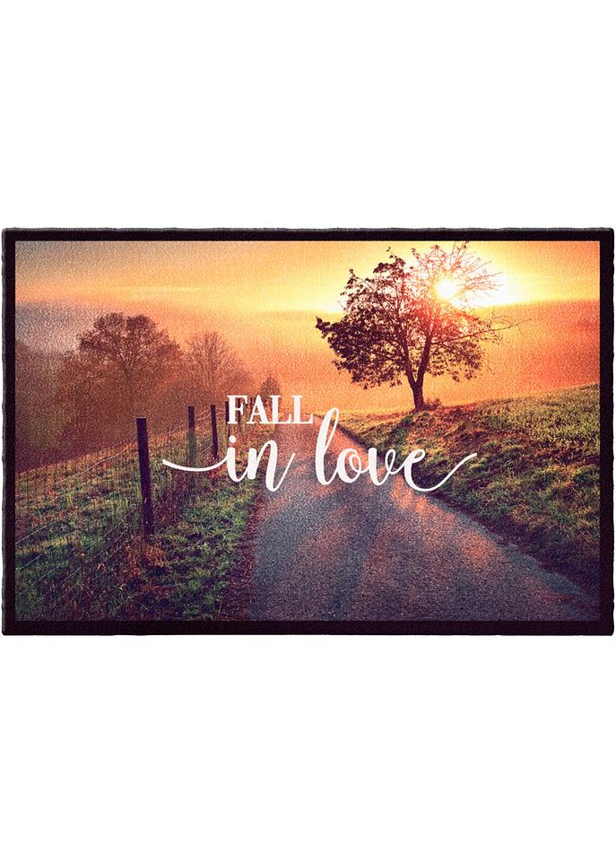 Fußmatte mit romantischer Landschaft - grün - Wohnen | bonprix