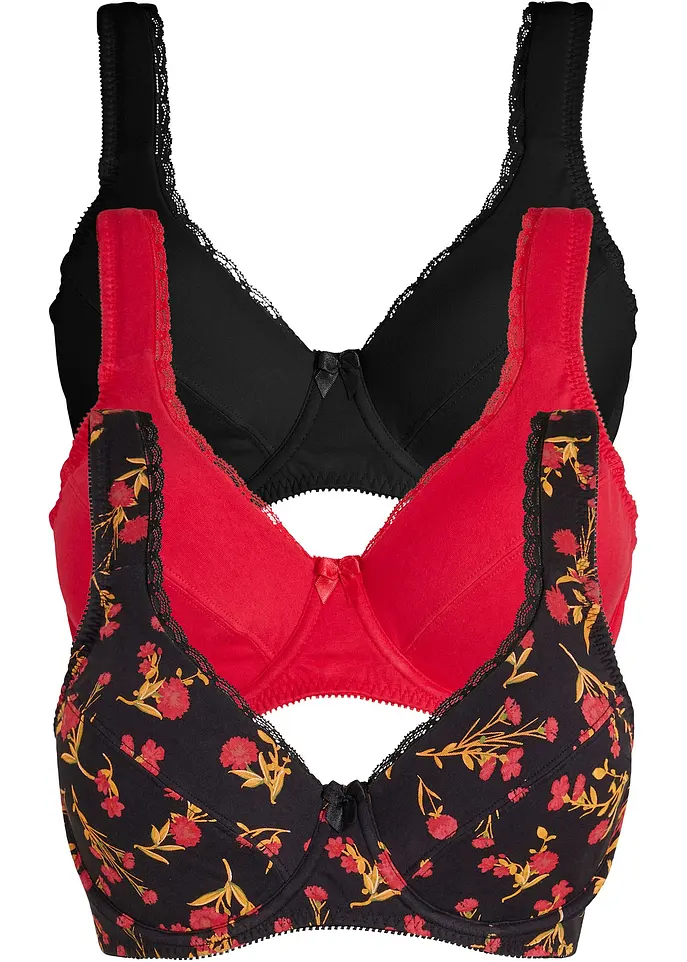 Bügl-BH aus weicher Bio-Baumwolle und mit breiten, gepolsterten Trägern ...