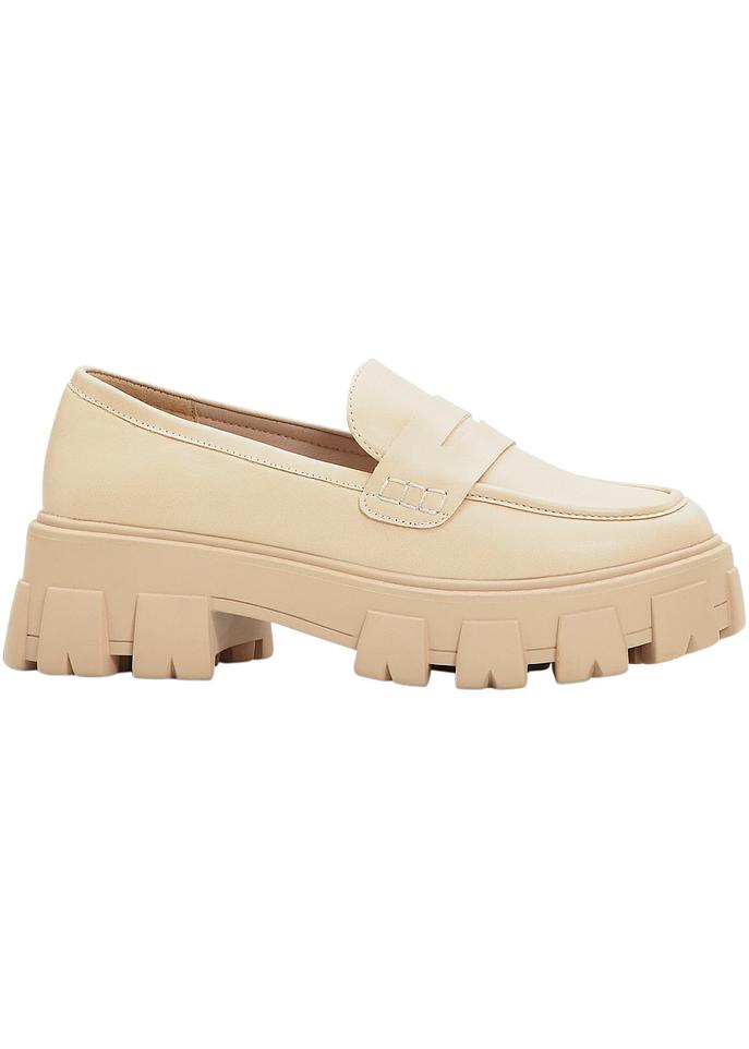 Modischer Chunky Loafer - beige - Damen | bonprix